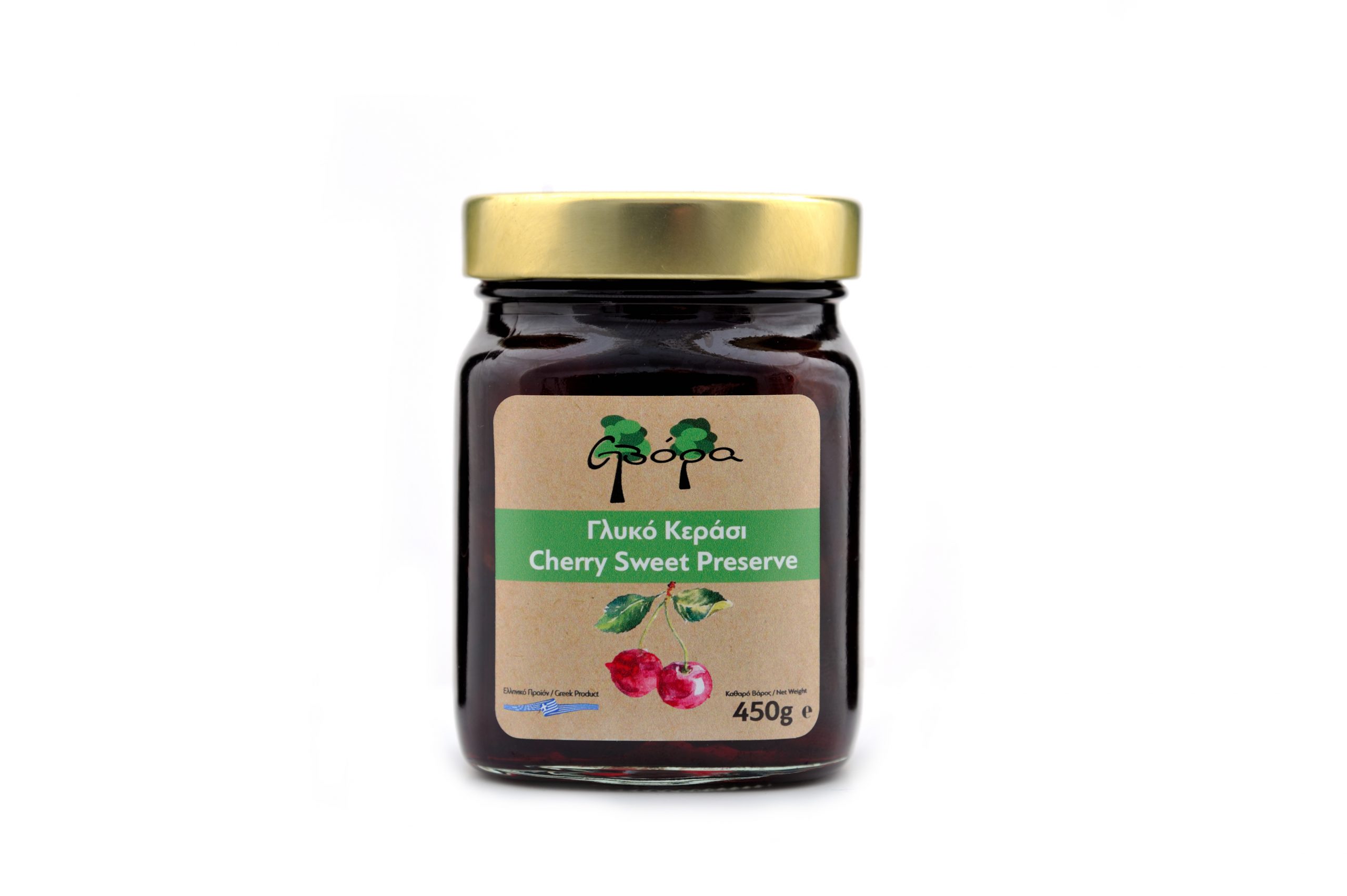 Γλυκό του κουταλιού Κεράσι, 450g – EVORA